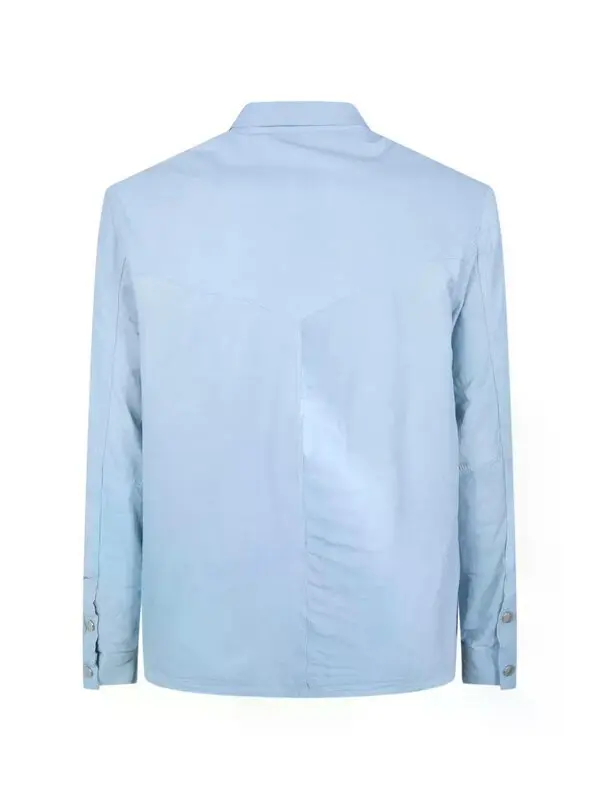 GIORGIO BRATO Snap-button Pocket Shirt - Blue