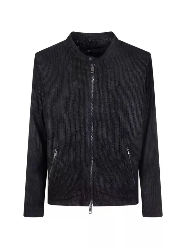 GIORGIO BRATO Zipped Jacket - Black