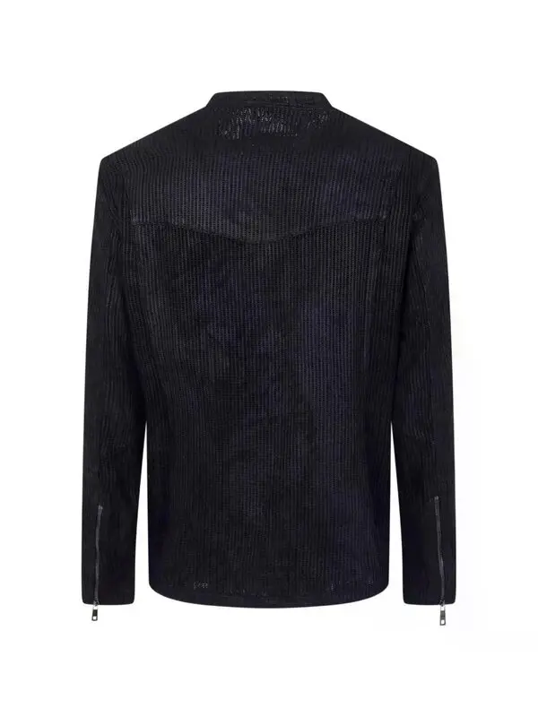 GIORGIO BRATO Zipped Jacket - Black