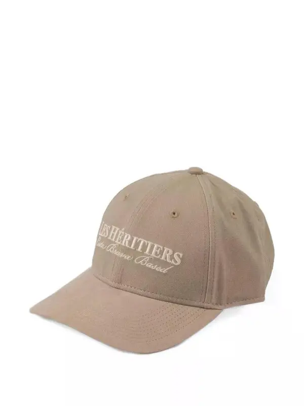 LES HÉRITIERS Logo-embroidered Baseball Cap