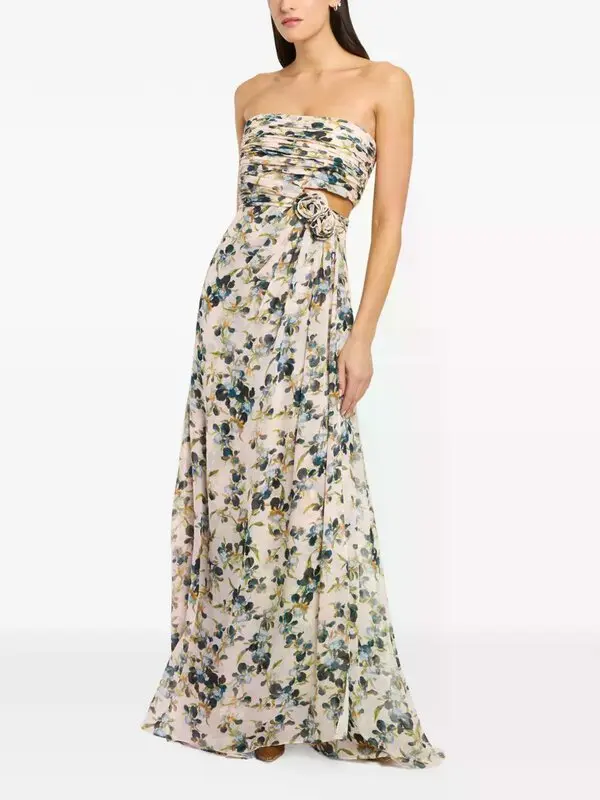 Cinq À Sept Magy Strapless Gown - Neutrals