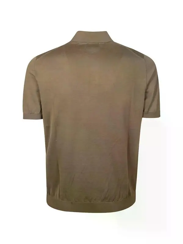 DRUMOHR Cotton Polo Shirt - Brown
