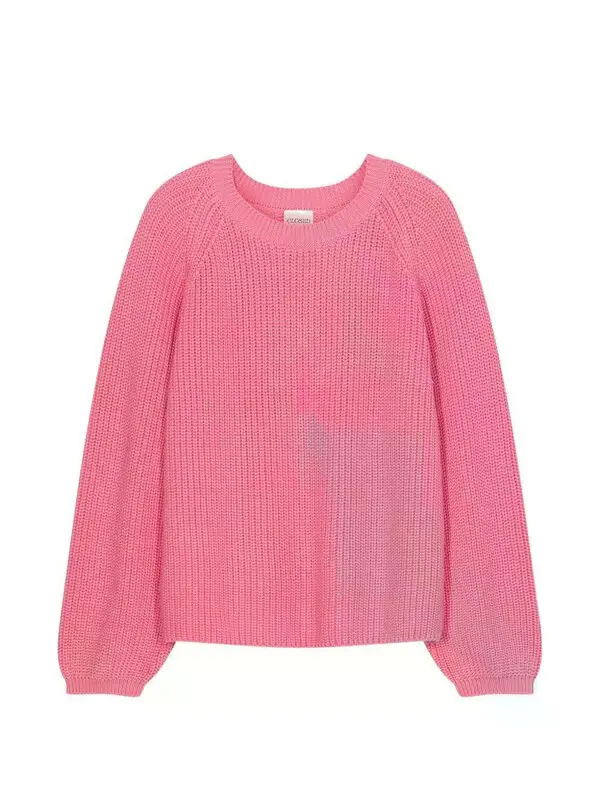 Closed Long Sleeve Crew-neck Sweater