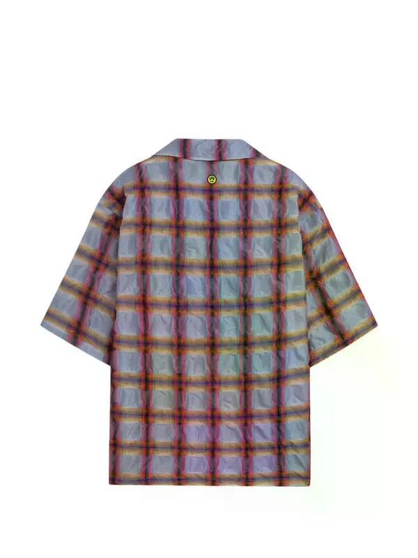 BARROW Patch Plaid Shirt