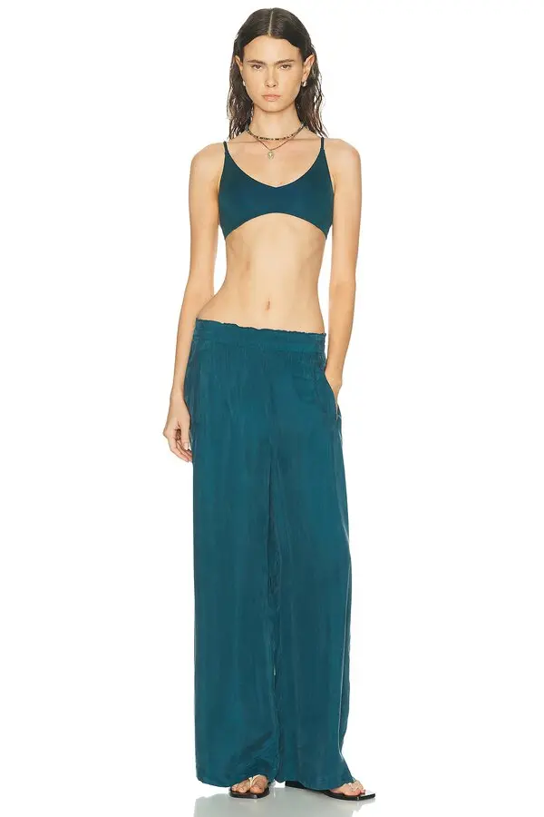 LEFT ON FRIDAY Sunday Bikini Top - Deep End