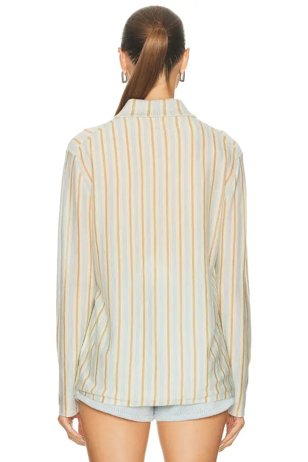 Guest In Residence Fine Stripe Showtime Shirt