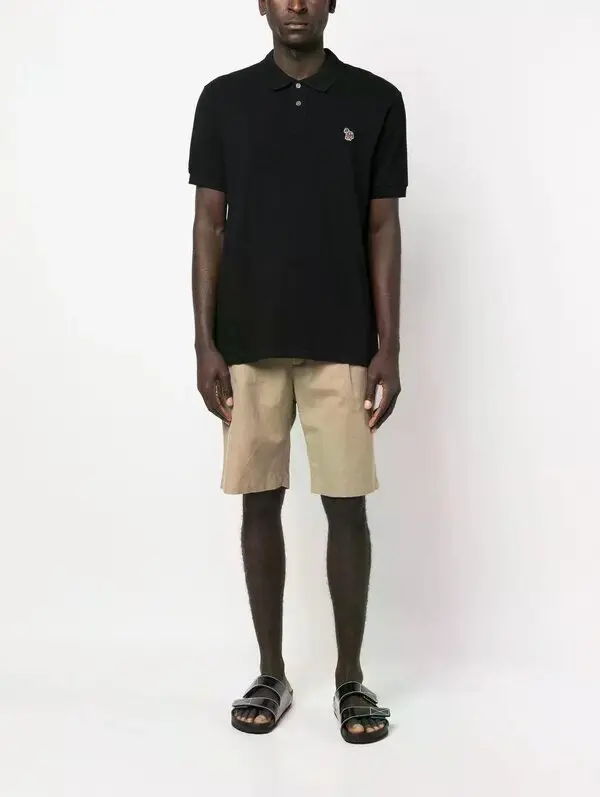 Paul Smith Logo-patch Short-sleeve Polo Shirt