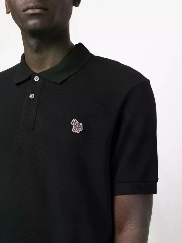 Paul Smith Logo-patch Short-sleeve Polo Shirt