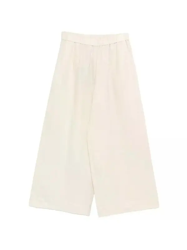 Max Mara Elastic-waistband Trousers - Neutrals
