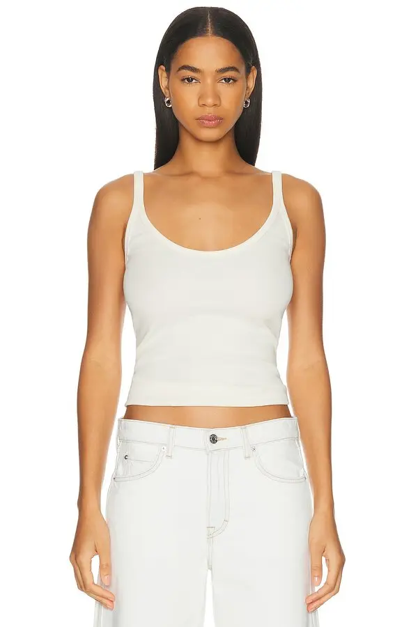 GRLFRND U-neck Tank - Bone