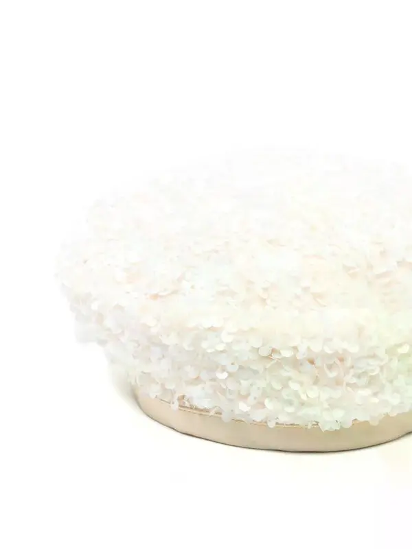 Vivetta Bow-detail Sequin Beret