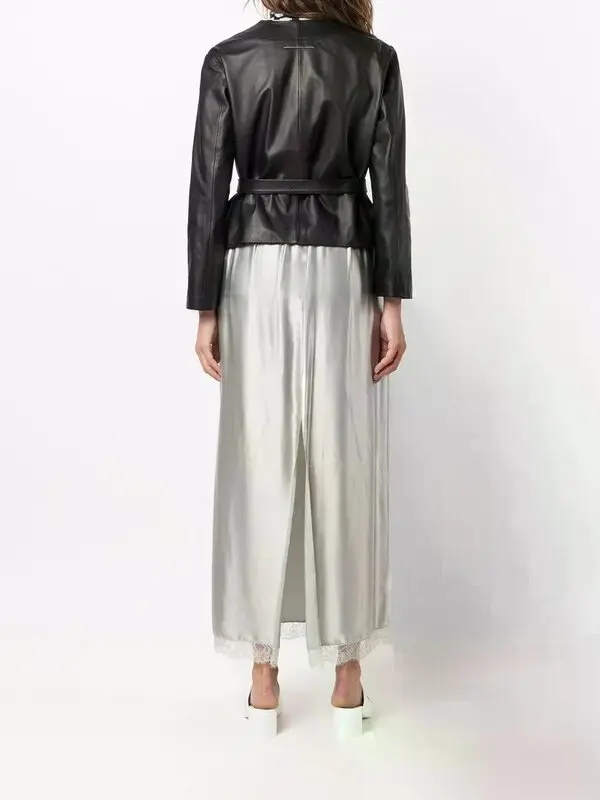 MAISON MARGIELA Wrap-style Leather Jacket