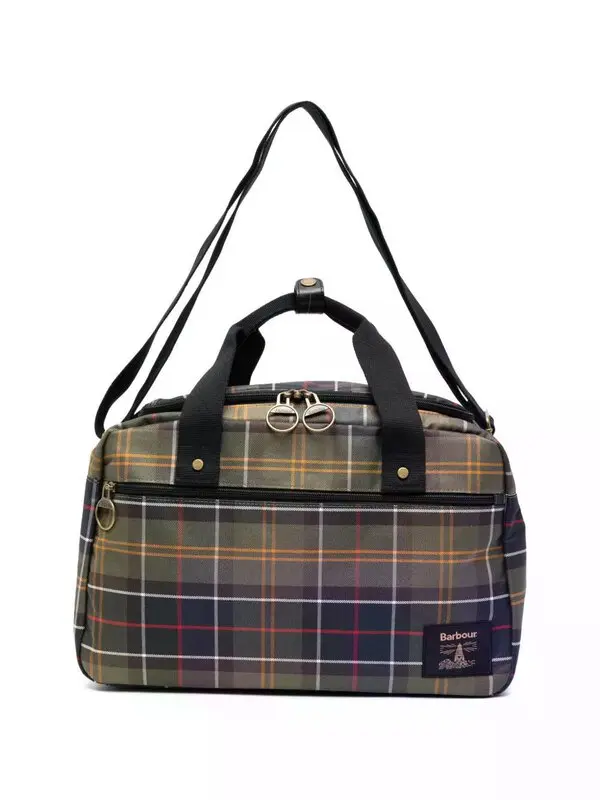 Barbour Torridon Tartan Flight Holdall Bag - Green