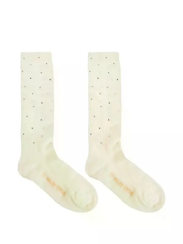 BY MALENE BIRGER Embellished Ribbed Socks
