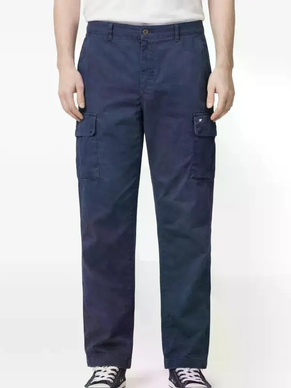 MASON'S Cargo Trousers With Patch Pockets - Blue