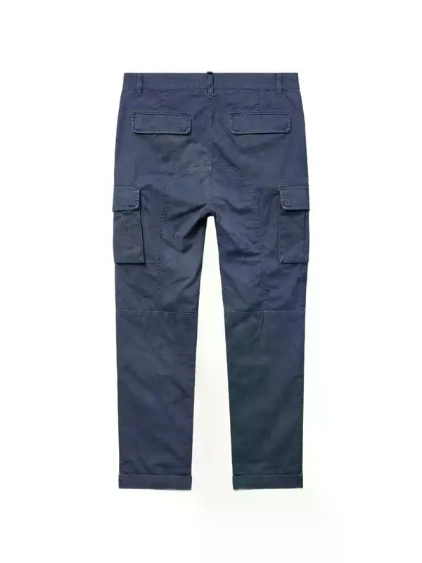 MASON'S Cargo Trousers With Patch Pockets - Blue