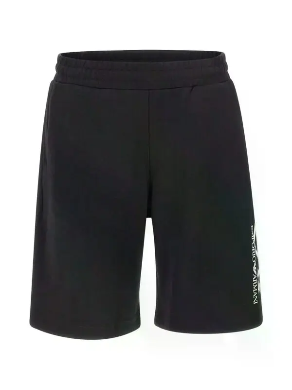 EA7 Cotton Logo Shorts