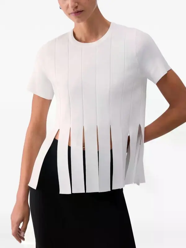 Liu Jo Fringing Round-neck Sweater