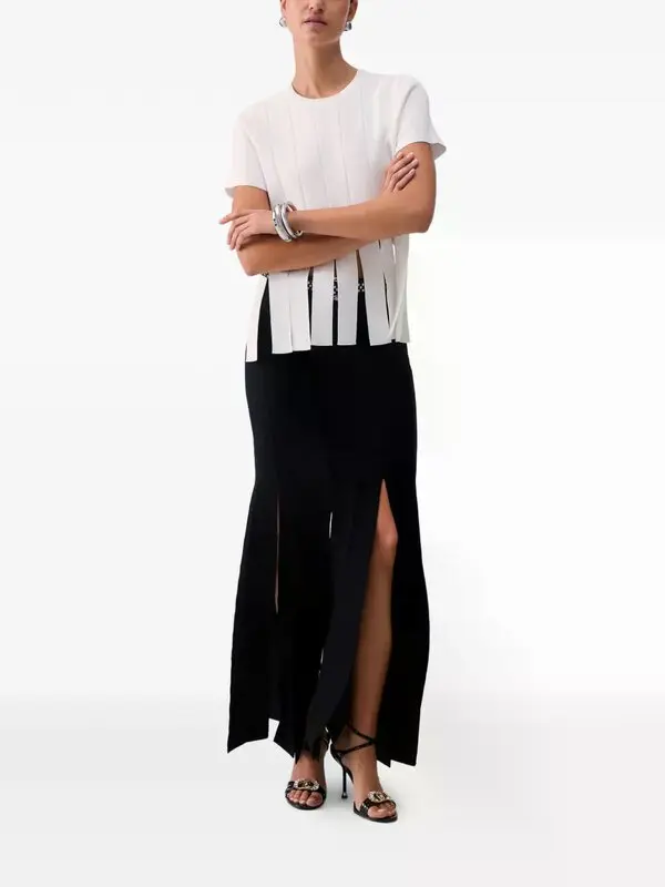 Liu Jo Fringing Round-neck Sweater