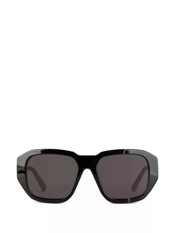 FACE.HIDE Broken Cosmo Oversized-frame Sunglasses - Black