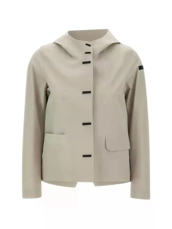 RRD Montecristo Hooded Button Jacket - Neutrals