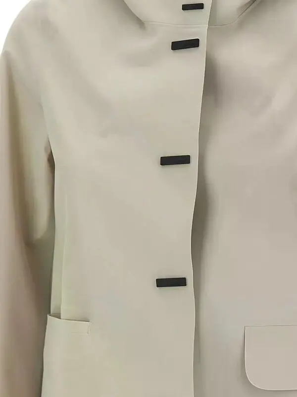 RRD Montecristo Hooded Button Jacket - Neutrals