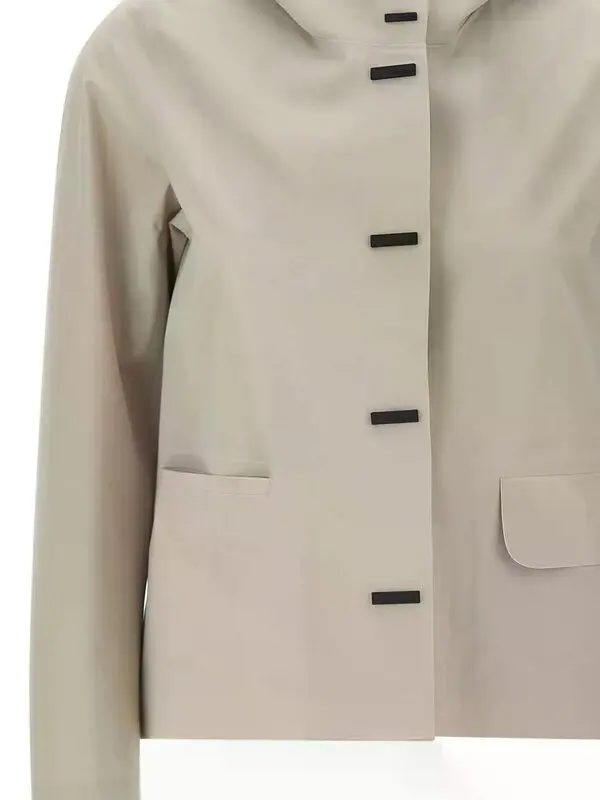 RRD Montecristo Hooded Button Jacket - Neutrals