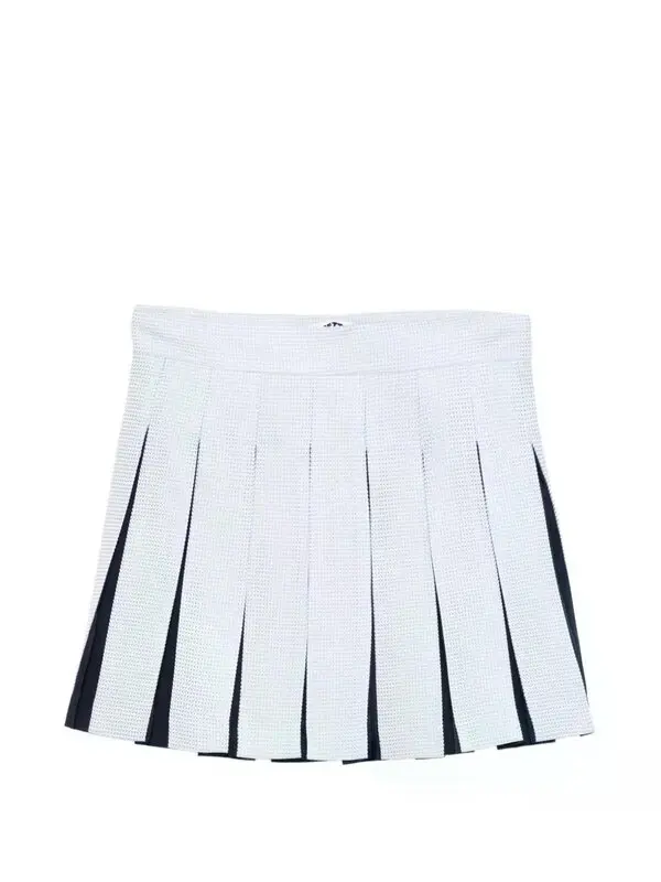 Vivetta Textured Pleated Mini Skirt - Blue