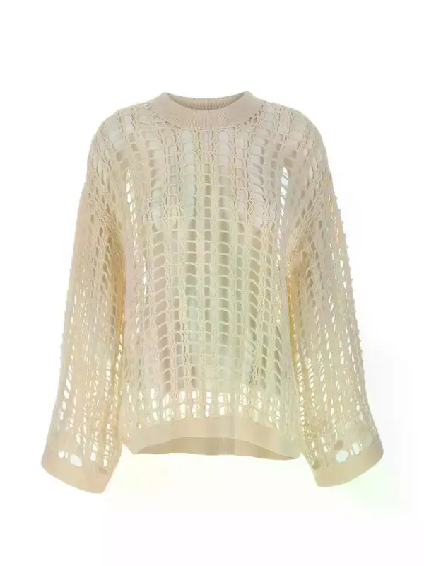 A. ROEGE HOVE Spider Knit Interlaced Sweater