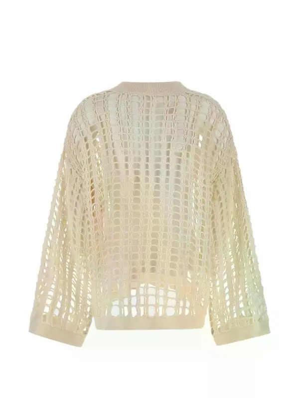 A. ROEGE HOVE Spider Knit Interlaced Sweater