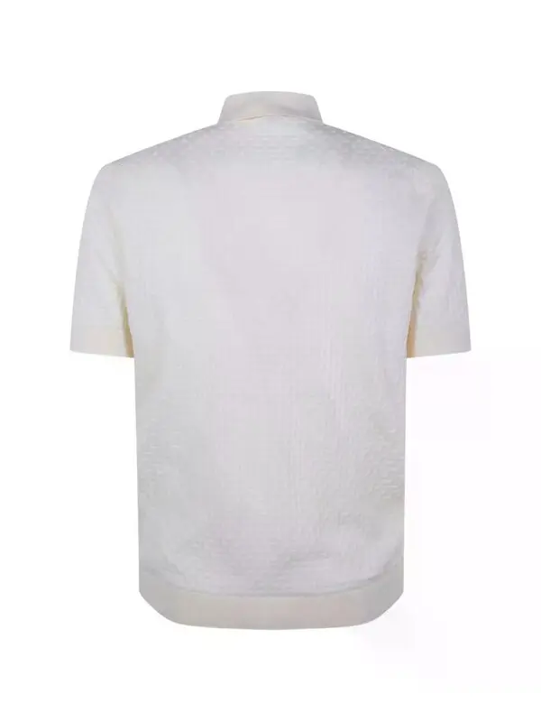 FILIPPO DE LAURENTIIS Textured Polo Shirt