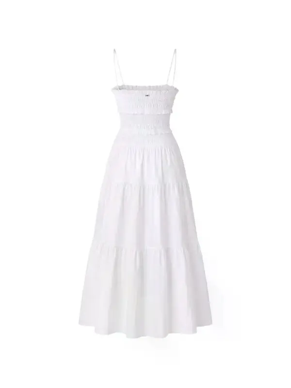 Michael Kors Shirred Tiered Maxi Dress