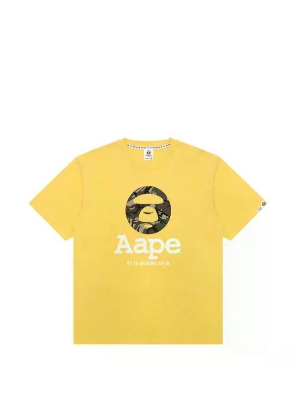 AAPE BY *A BATHING APE Graphic-print T-shirt - Yellow