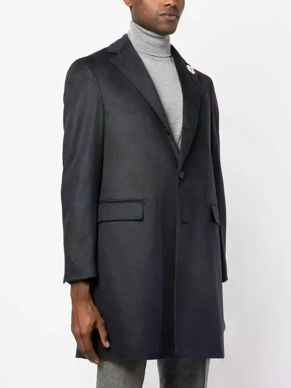 LARDINI Single-breasted Cashmere Overcoat