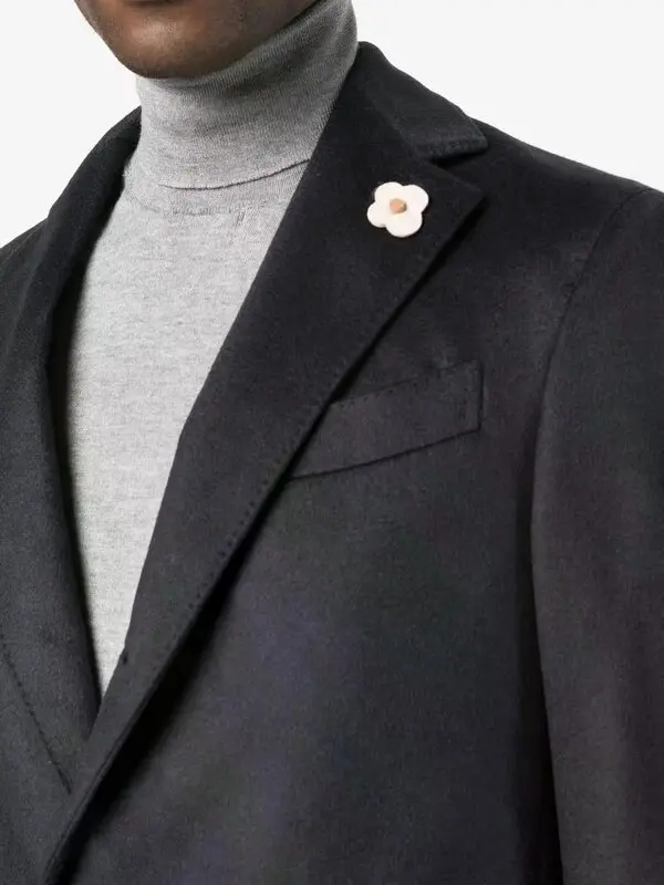 LARDINI Single-breasted Cashmere Overcoat
