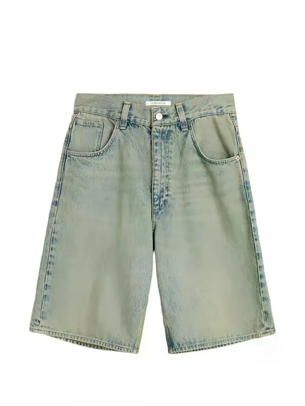 SUNFLOWER Acid Wash Denim Shorts