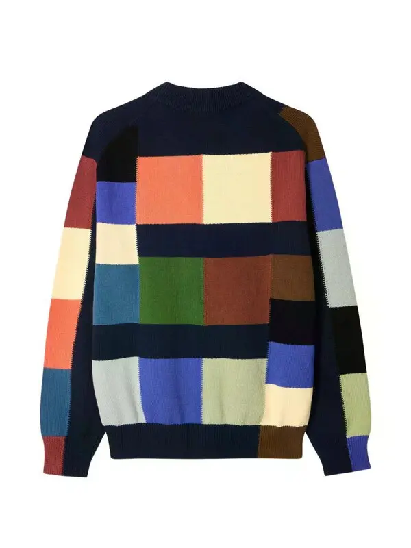 Paul Smith Patchwork V-neck Cardigan