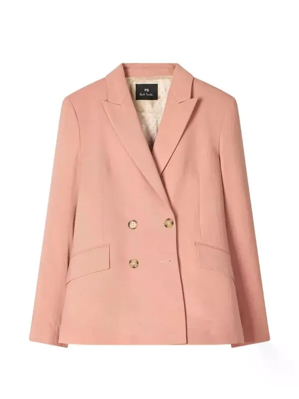 Paul Smith Button Double-breasted Blazer - Pink