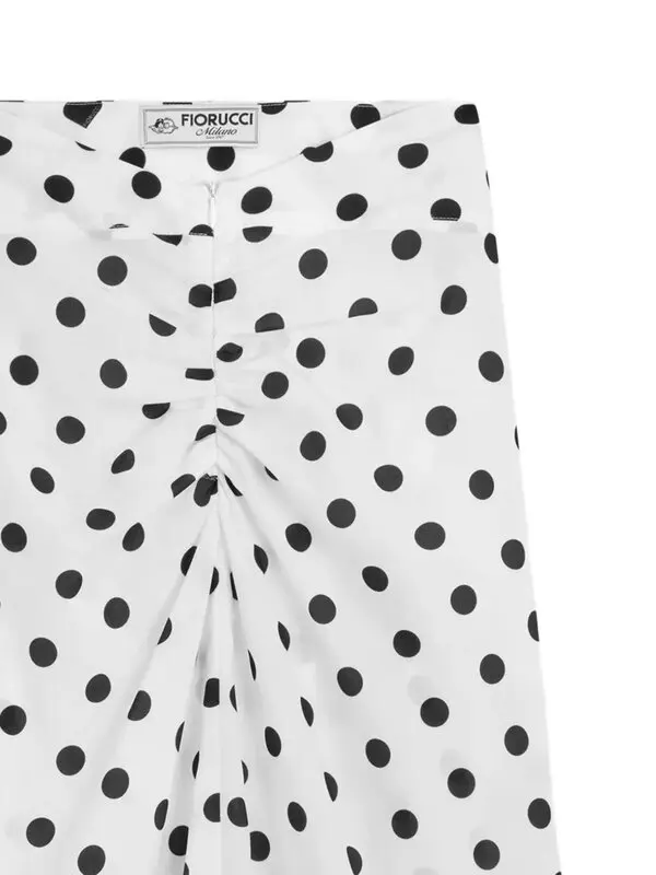 Fiorucci Polka-dot Midi Skirt