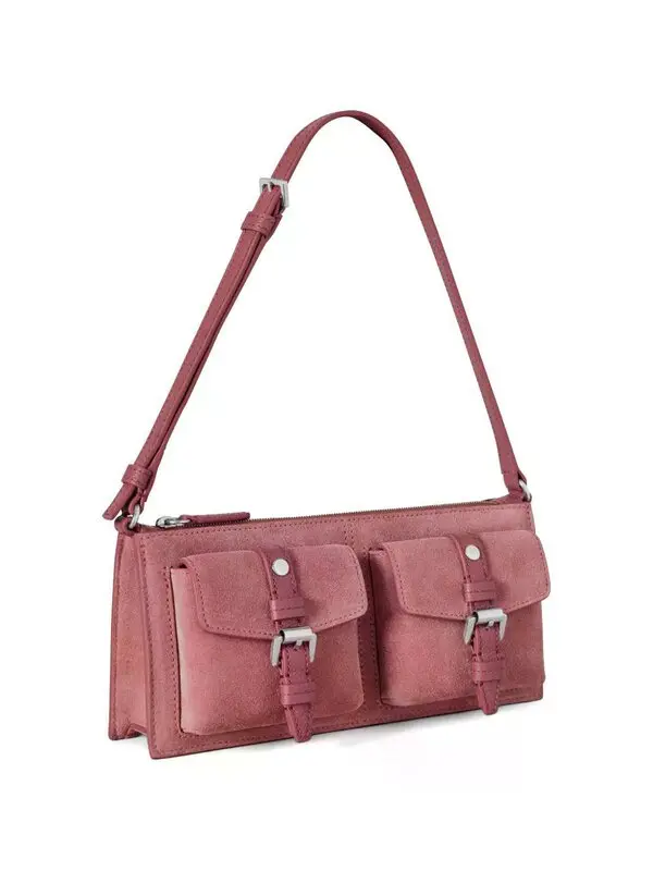 Mulberry Roxanne Suede Shoulder Bag - Pink