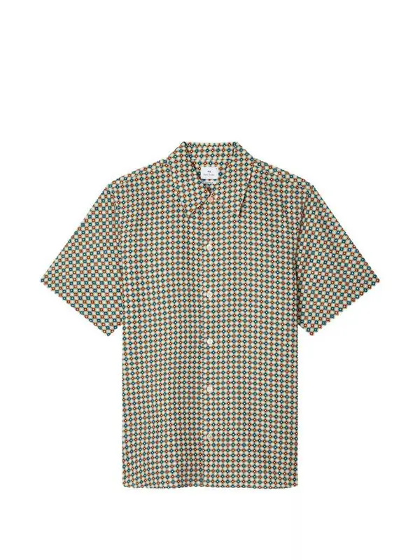 Paul Smith Geo Tile Print Shirt