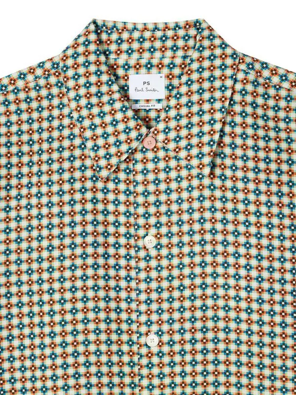 Paul Smith Geo Tile Print Shirt