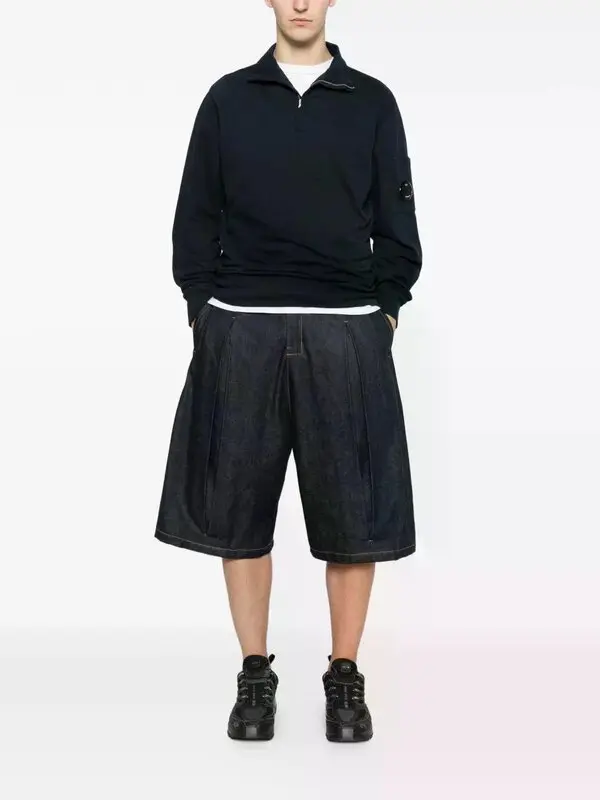 C.P. COMPANY Half-zip Sweatshirt - Black