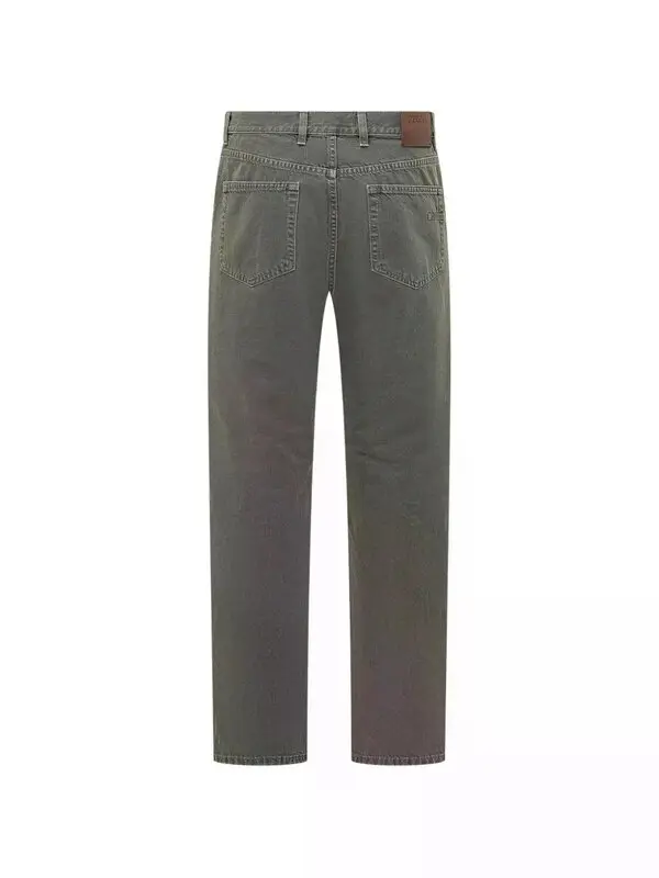 Zegna Pure Cotton Belt Loop Pants - Green