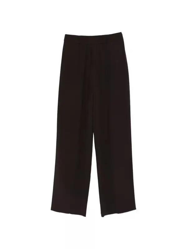 Agnona Pleated Wide Leg Trousers