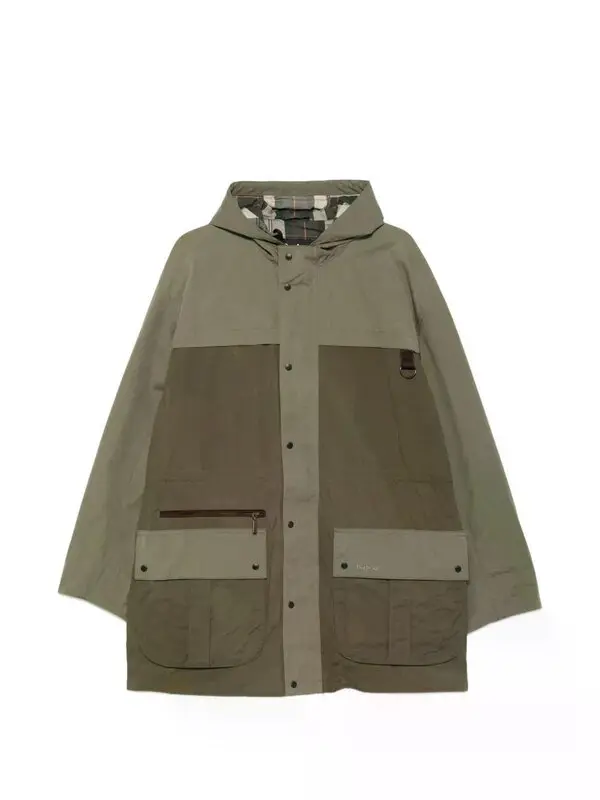 Barbour Logo-embroidered Coat