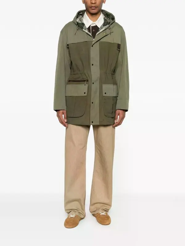 Barbour Logo-embroidered Coat