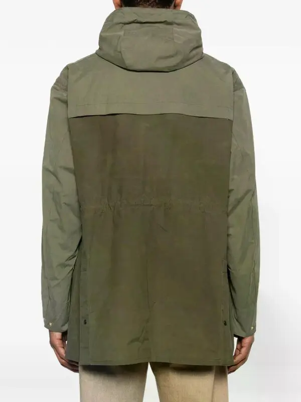 Barbour Logo-embroidered Coat