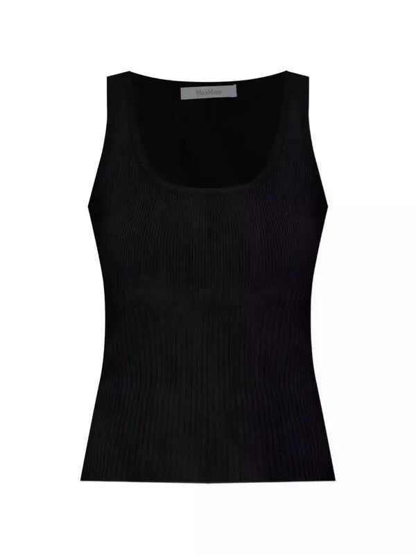 Max Mara Ribbed Vest Top