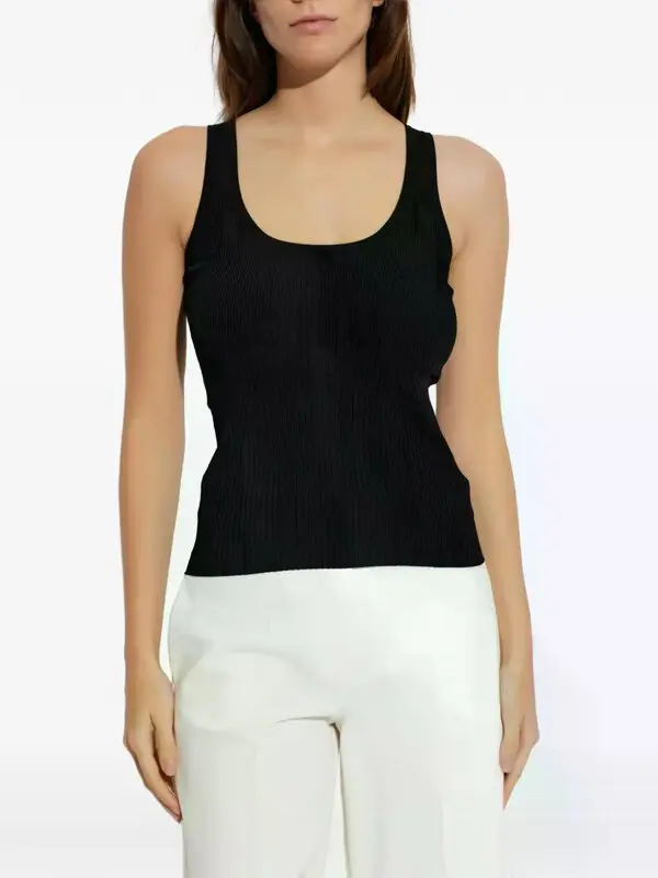 Max Mara Ribbed Vest Top